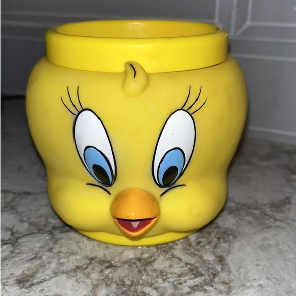 Warner Bros. | Dining | Vtg Looney Tunes Tweety Bird 3d Cup Mug Coffee ...